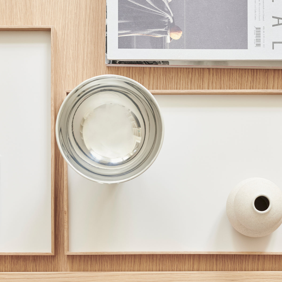 Frame tray small oak/ grey – Gejst Design